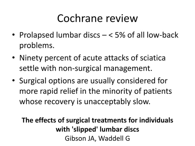 Lumbar disc extrusion –complete absorption | PPT