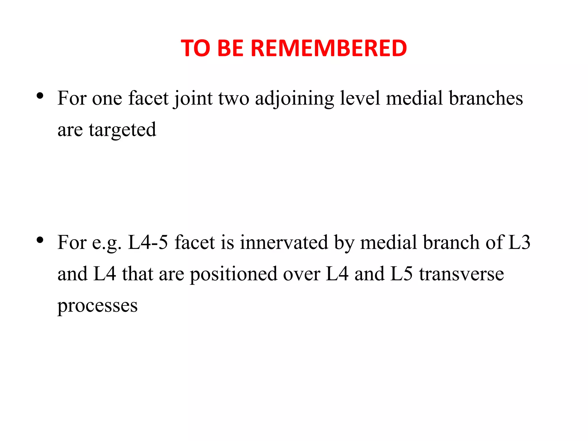 Lumbar facet syndrome | PPT