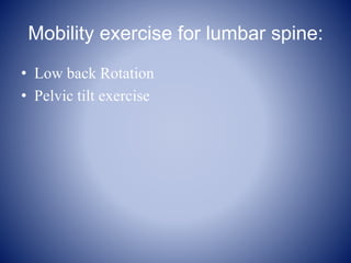 Lumbarisation