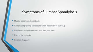Lumbar Pathologies.pptx