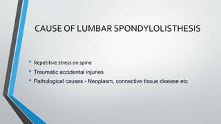 Lumbar Pathologies.pptx