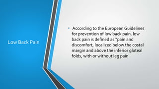 Lumbar Pathologies.pptx