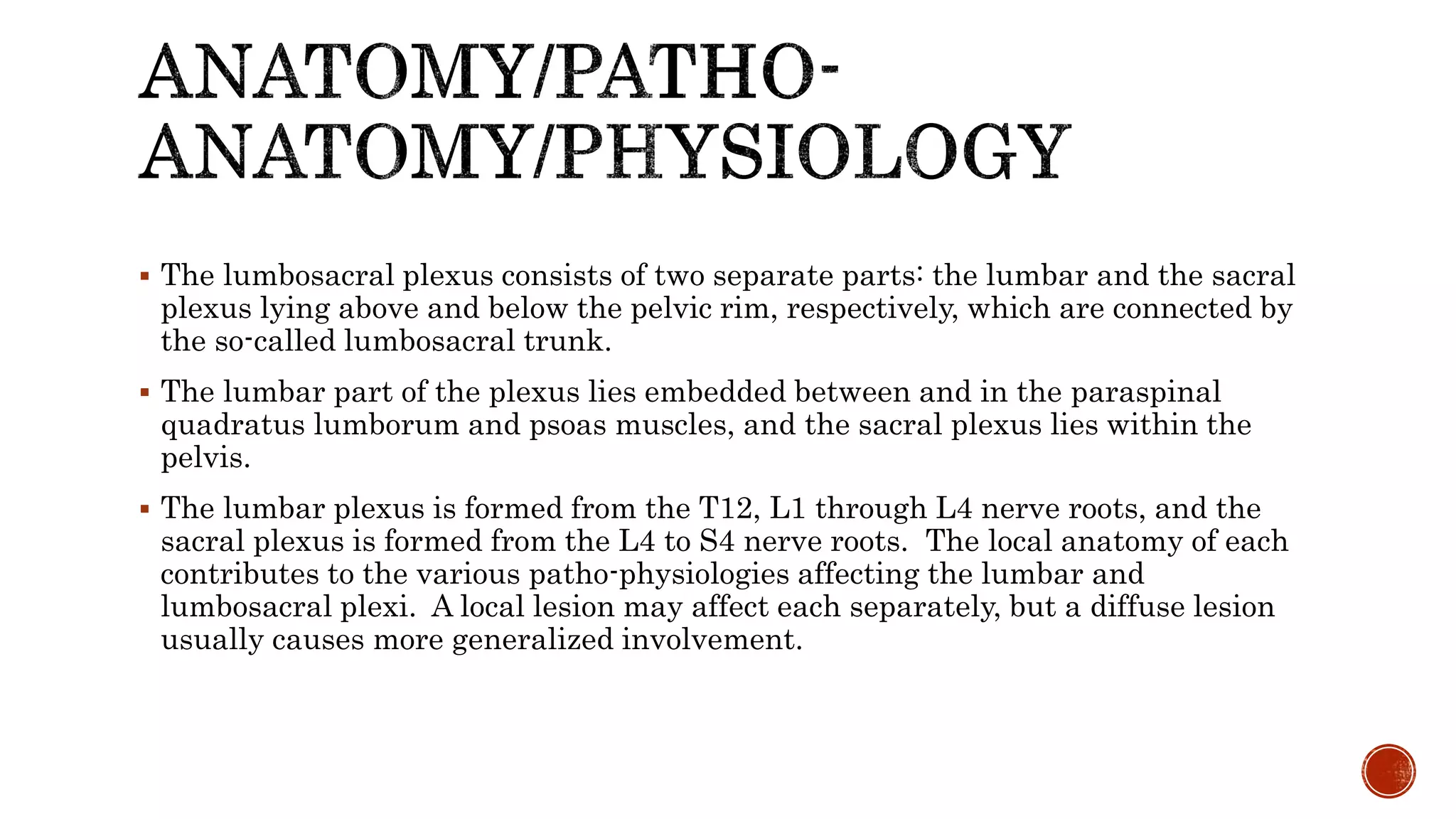 Lumbar plexus plexopathy.pptx