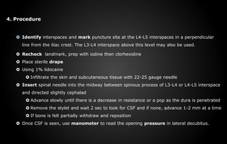 Lumbar Puncture | PPT