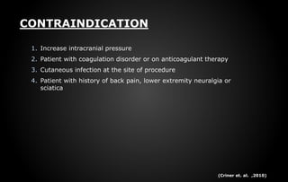 Lumbar Puncture | PPT