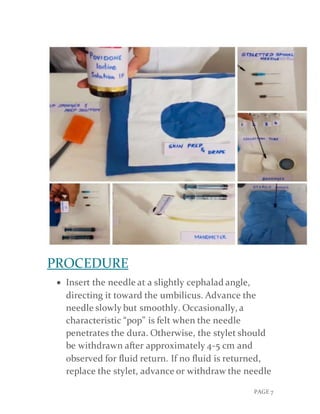 Lumbar puncture | DOCX