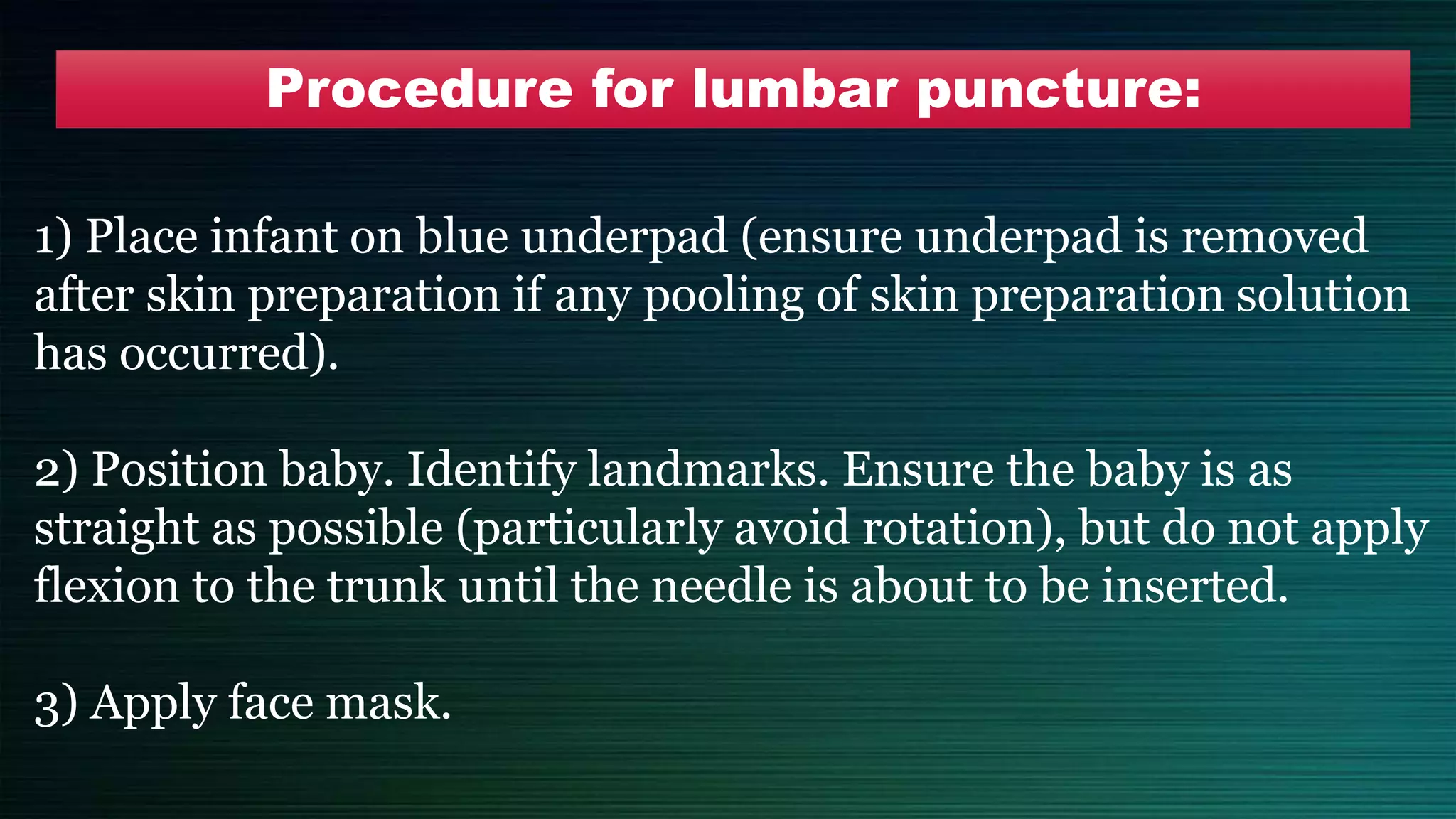 Lumbar puncture - a detailed medical study | all aspects of lumbar ...