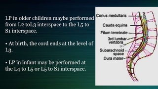 Lumbar puncture - a detailed medical study | all aspects of lumbar ...