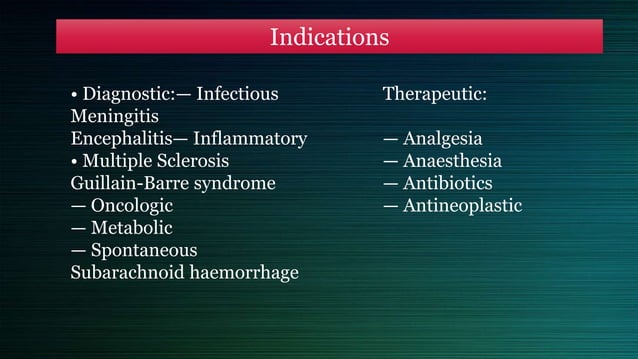 Lumbar puncture - a detailed medical study | all aspects of lumbar ...