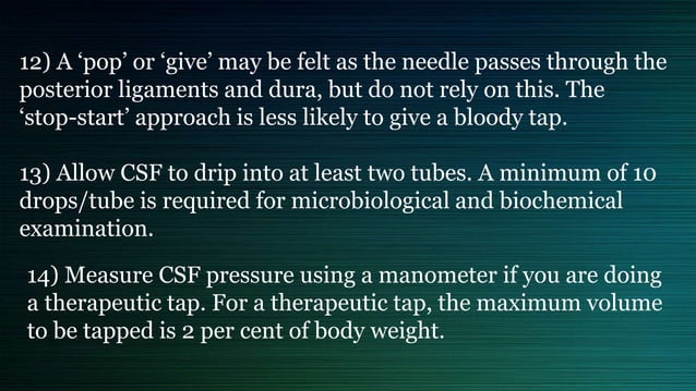 Lumbar puncture - a detailed medical study | all aspects of lumbar ...