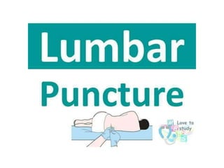 Lumbar puncture | PPT