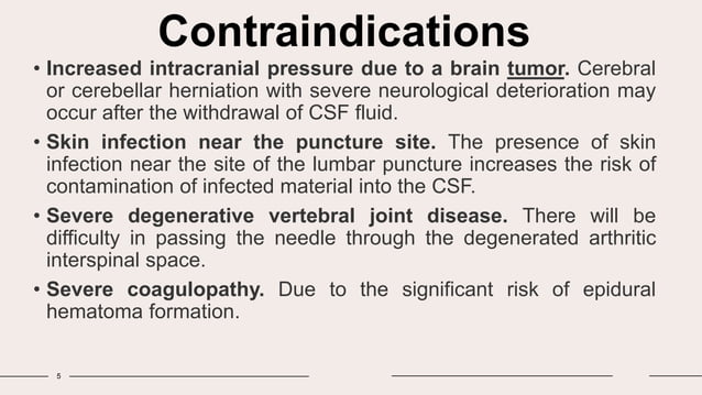 Lumbar Puncture.pptx | First Aid | Injuries