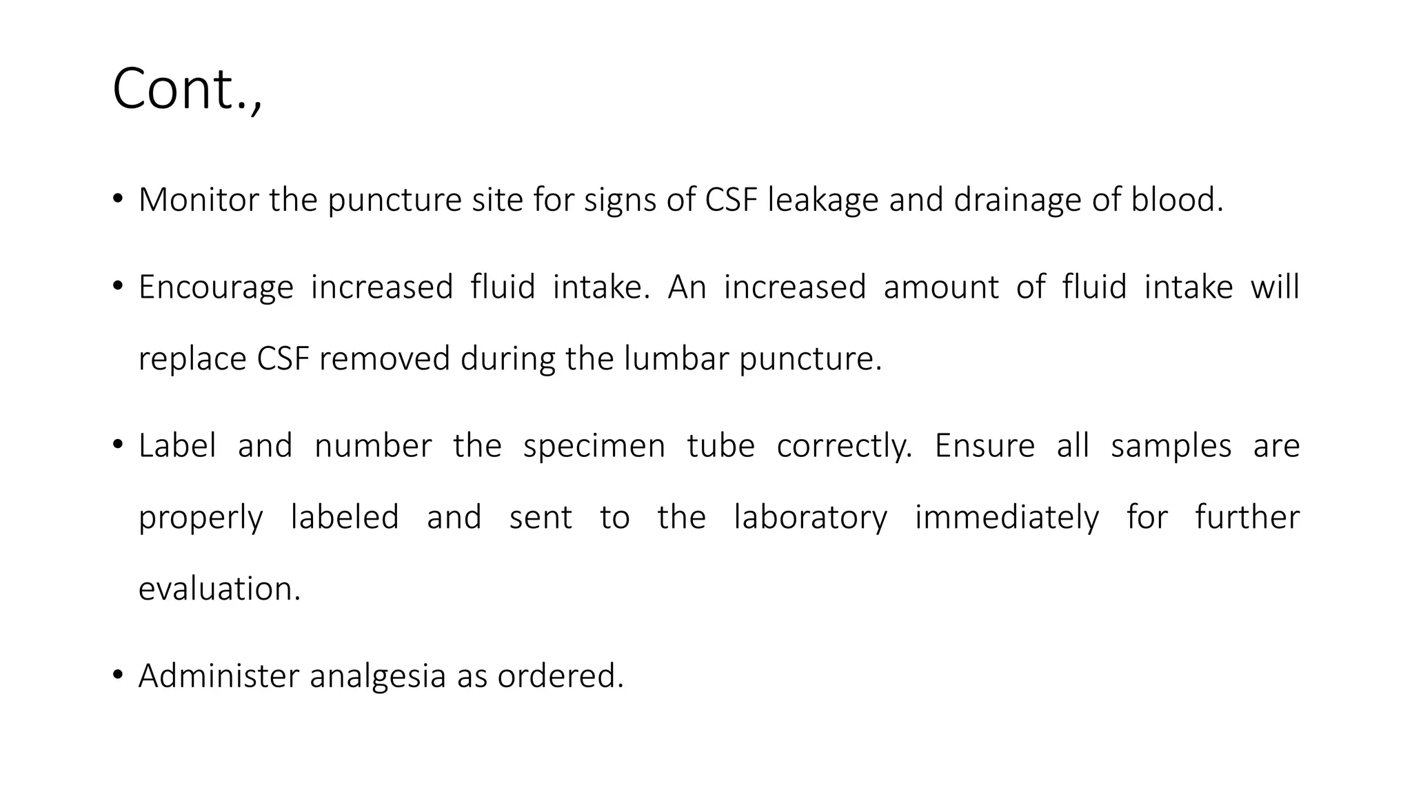 lumbar puncture.pptx child health nursing | PPTX