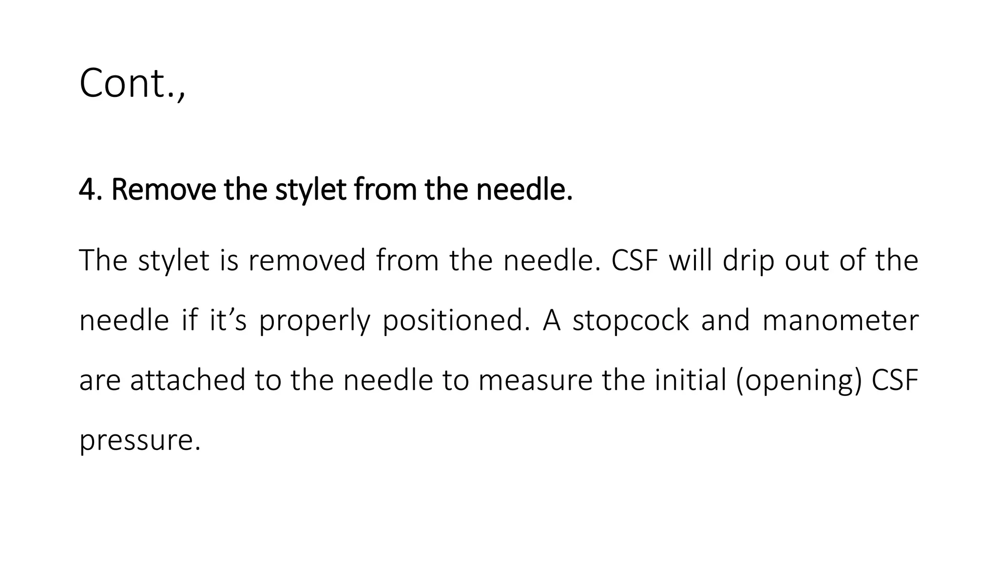 lumbar puncture.pptx child health nursing | PPTX