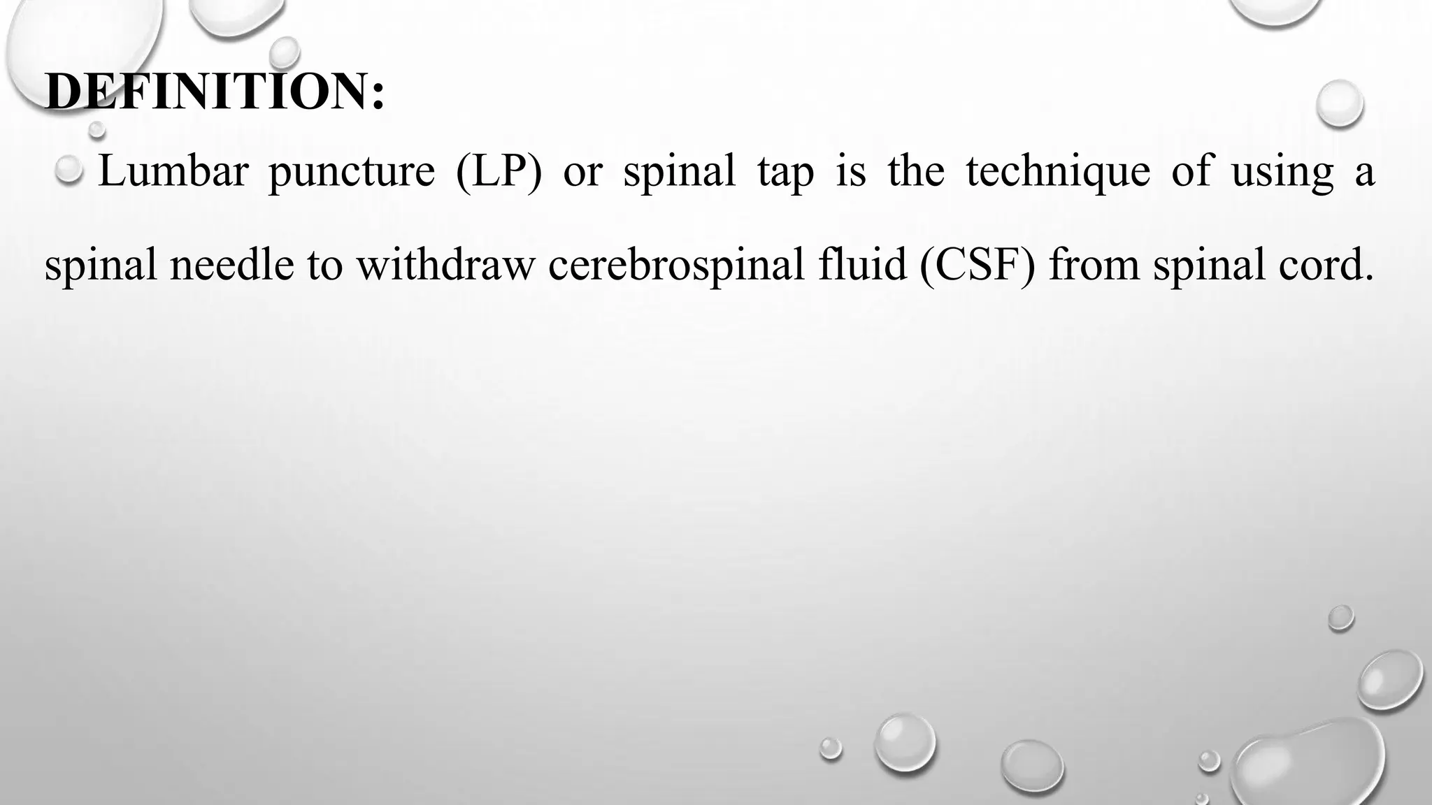 LUMBAR PUNCTURE.....................pptx
