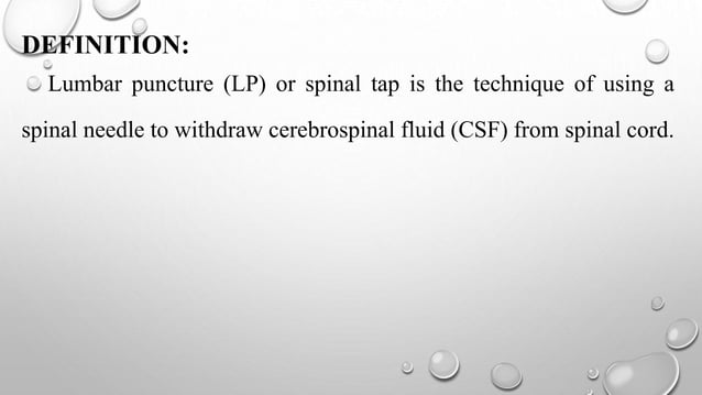 Lumbar Puncturepptx 5483