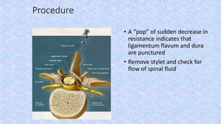 The way of obtaining csf by Lumbar Puncture | PPT