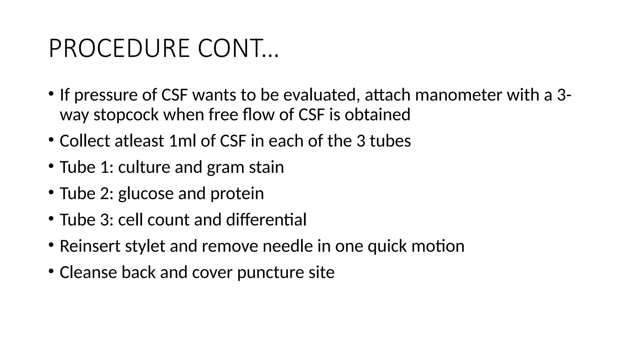LUMBAR PUNCTURE final. pptx | PPTX