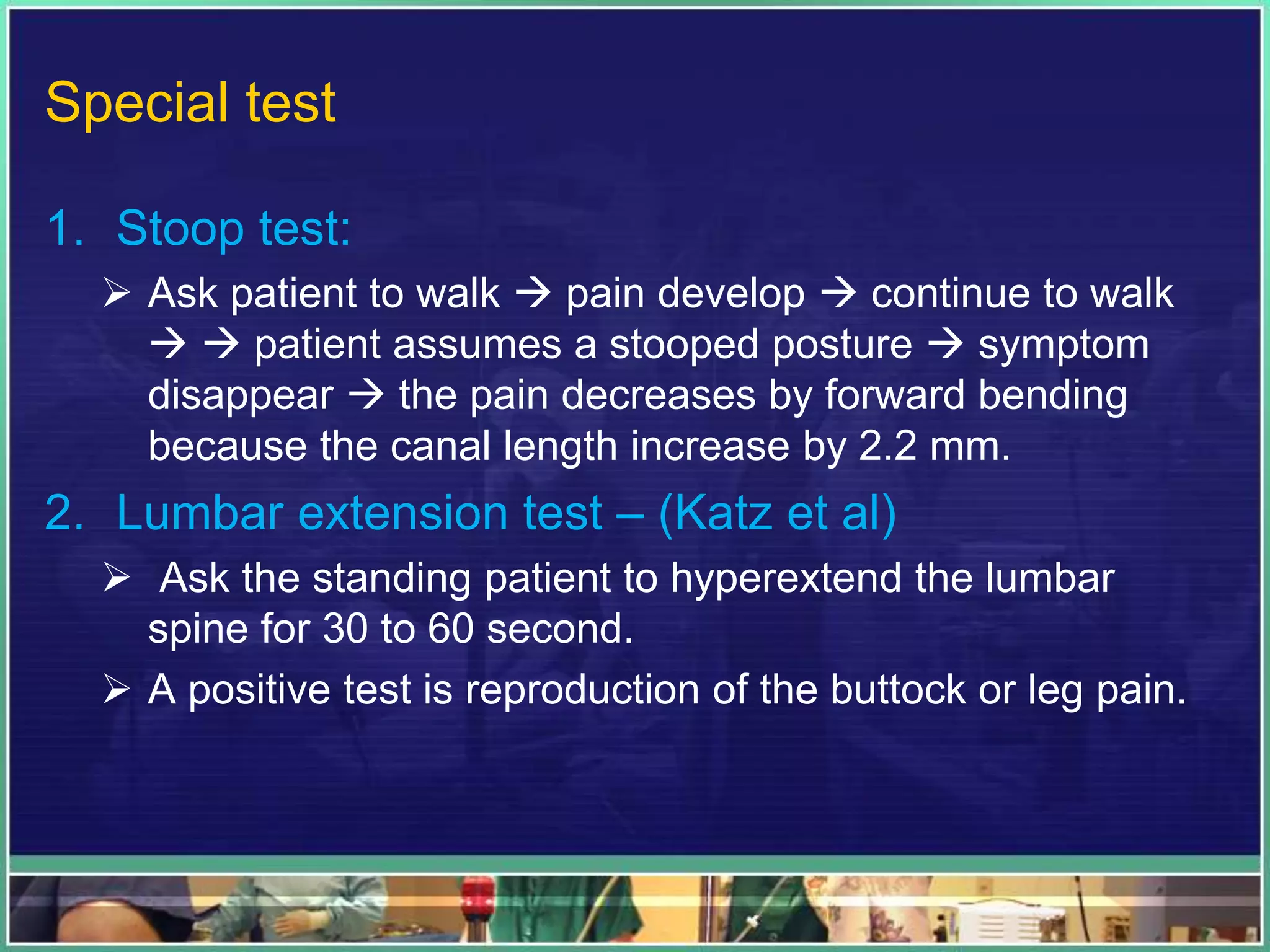 Lumbar spinal stenosis, laminectomy, prolapsed intervertebral disc | PPTX
