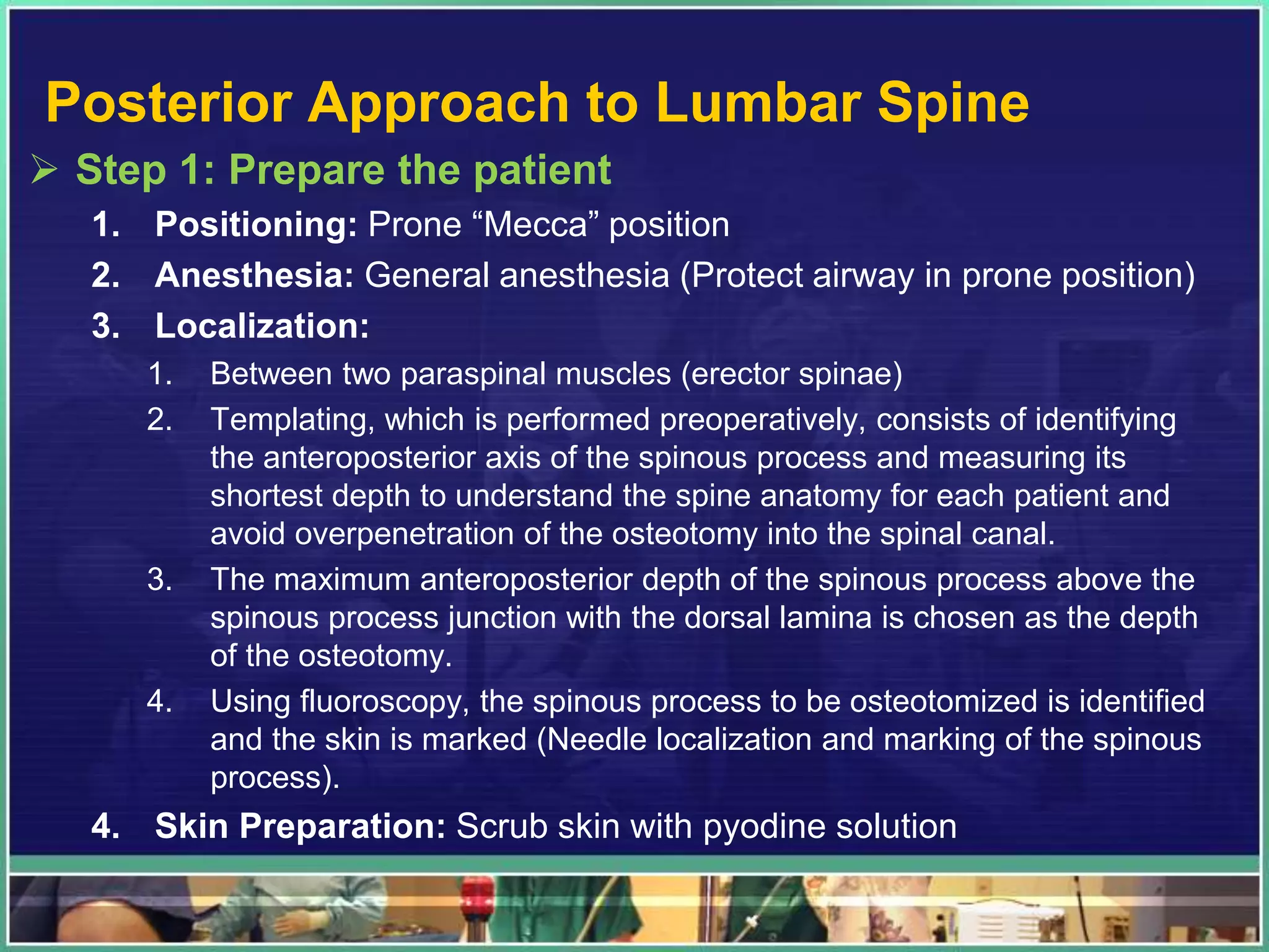Lumbar spinal stenosis, laminectomy, prolapsed intervertebral disc | PPTX