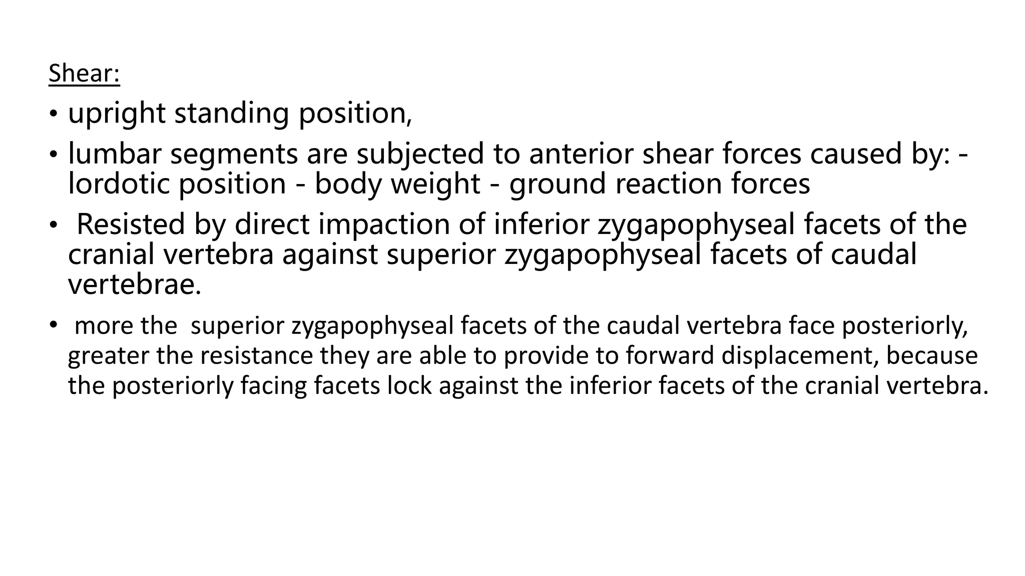 BIOMECHANICS OF LUMBAR SPINE | PPTX