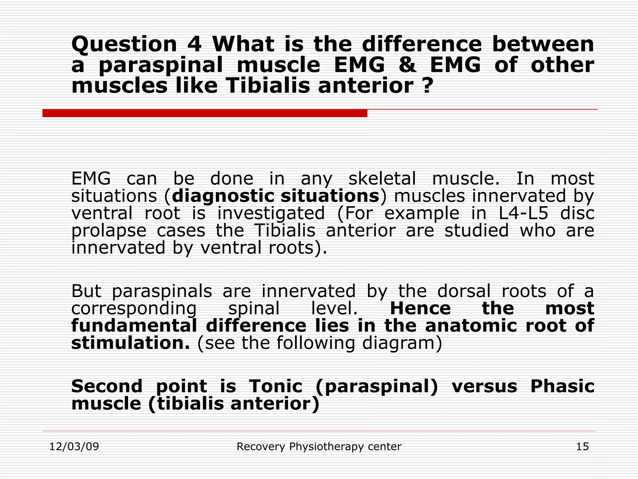 Lumbar Spine Emg | PPT