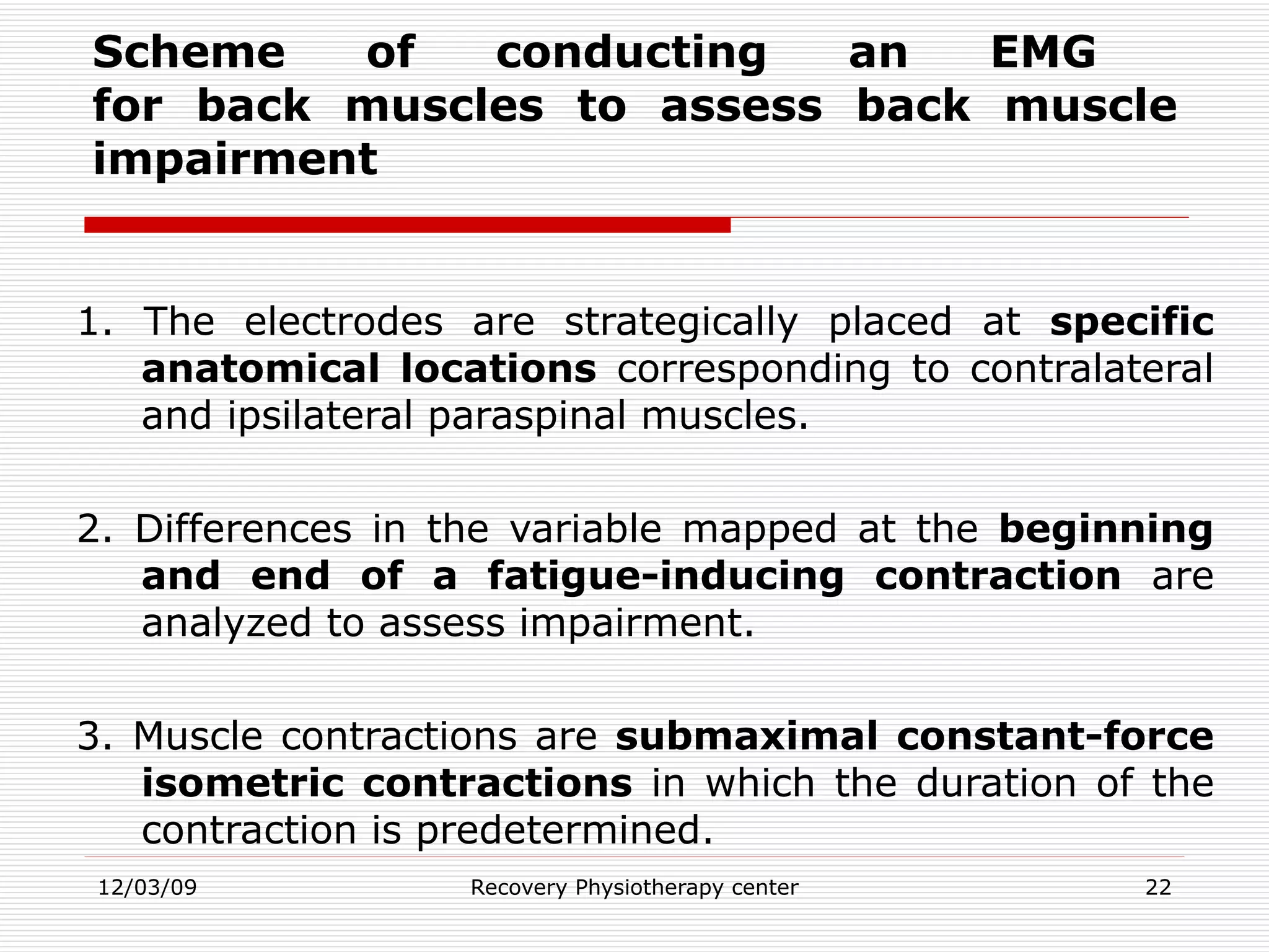 Lumbar Spine Emg | PPT