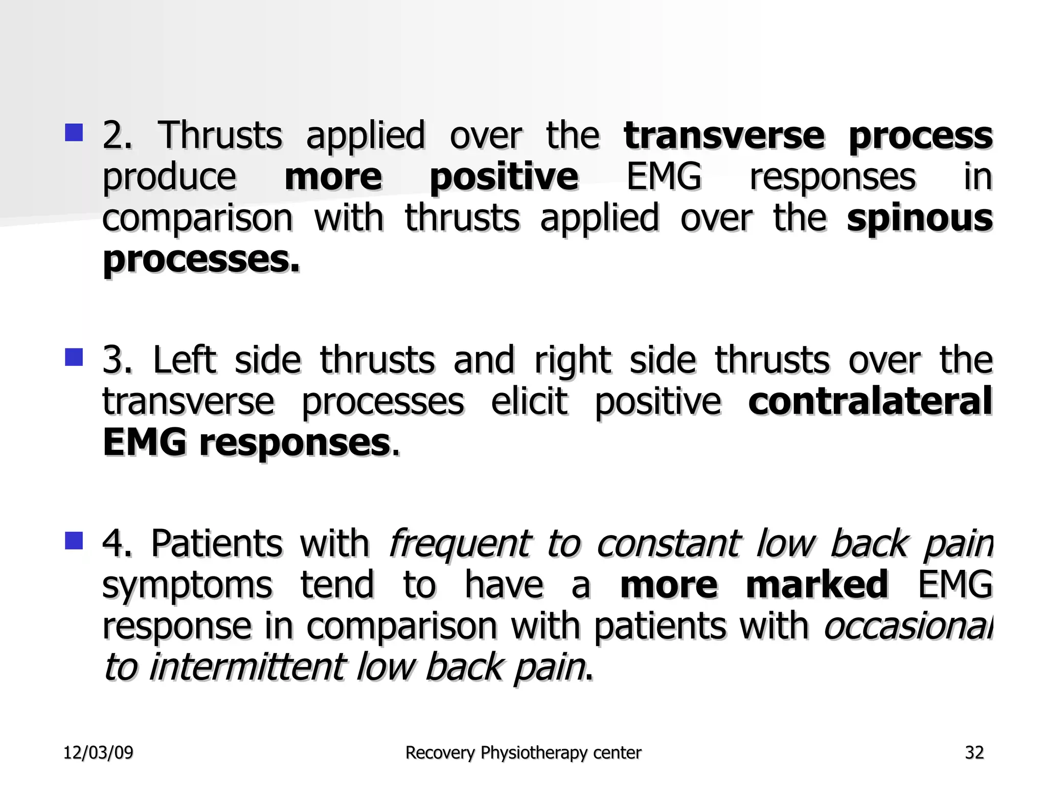 Lumbar Spine Emg | PPT