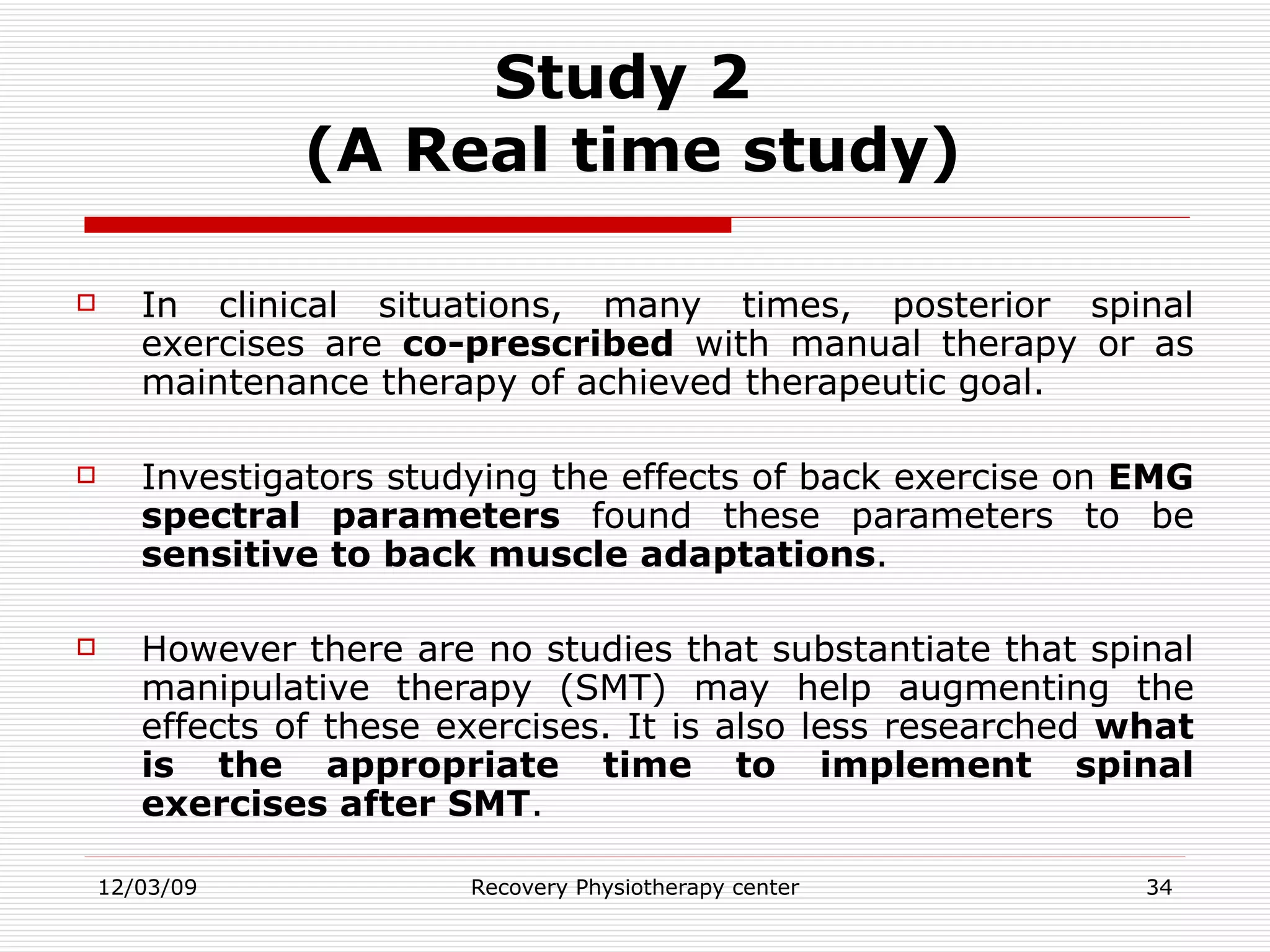 Lumbar Spine Emg | PPT