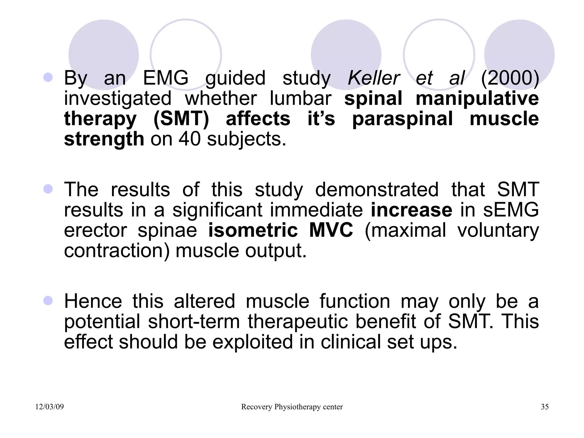 Lumbar Spine Emg | PPT