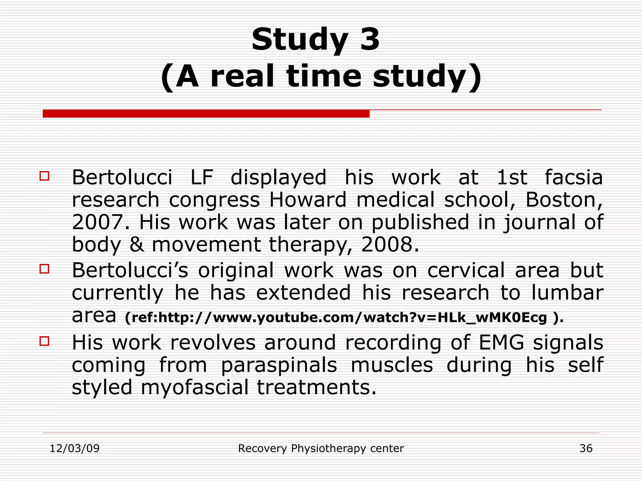 Lumbar Spine Emg | PPT
