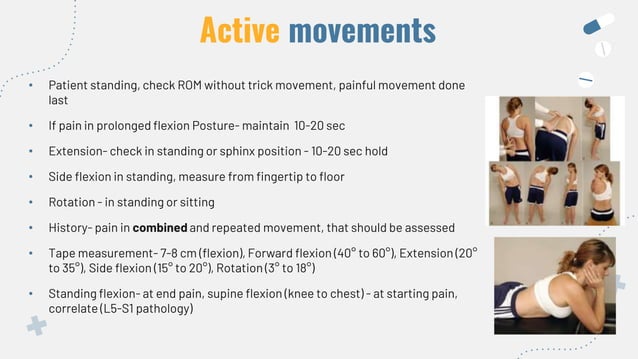 Lumbar spine physical examination in physiotherapy.pptx