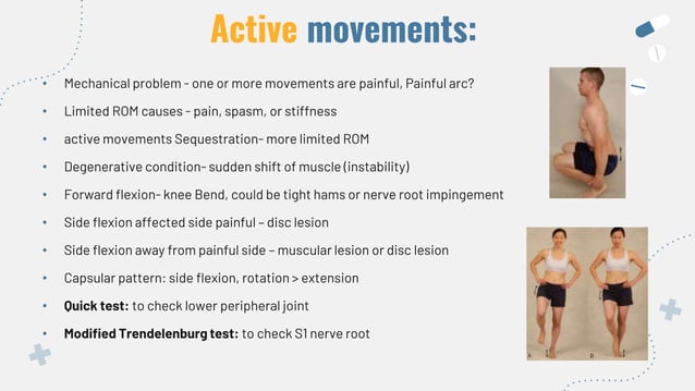 Lumbar spine physical examination in physiotherapy.pptx