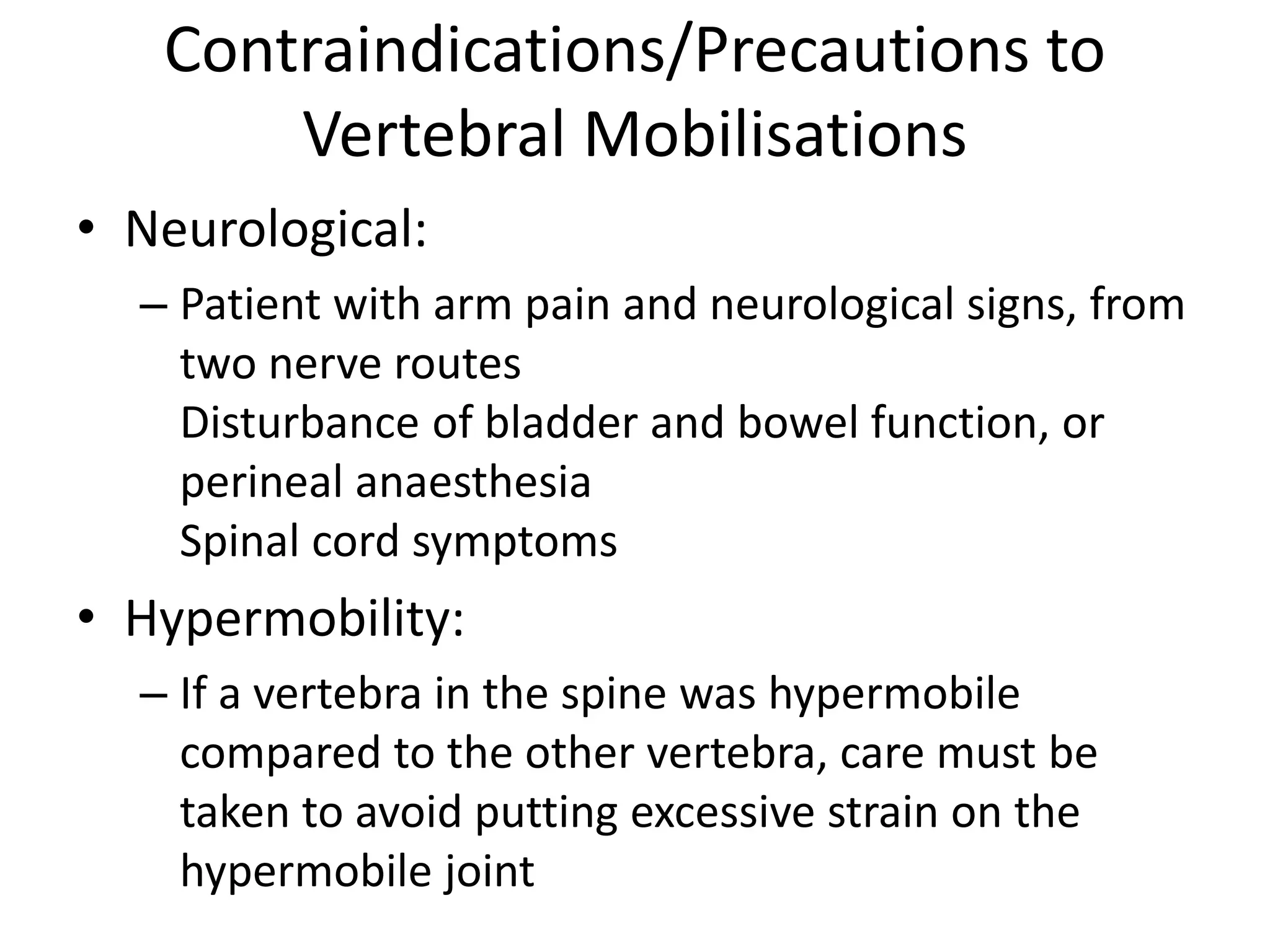Introduction to Lumbar Spine Mobilisation - Maitland & Mulligan ...