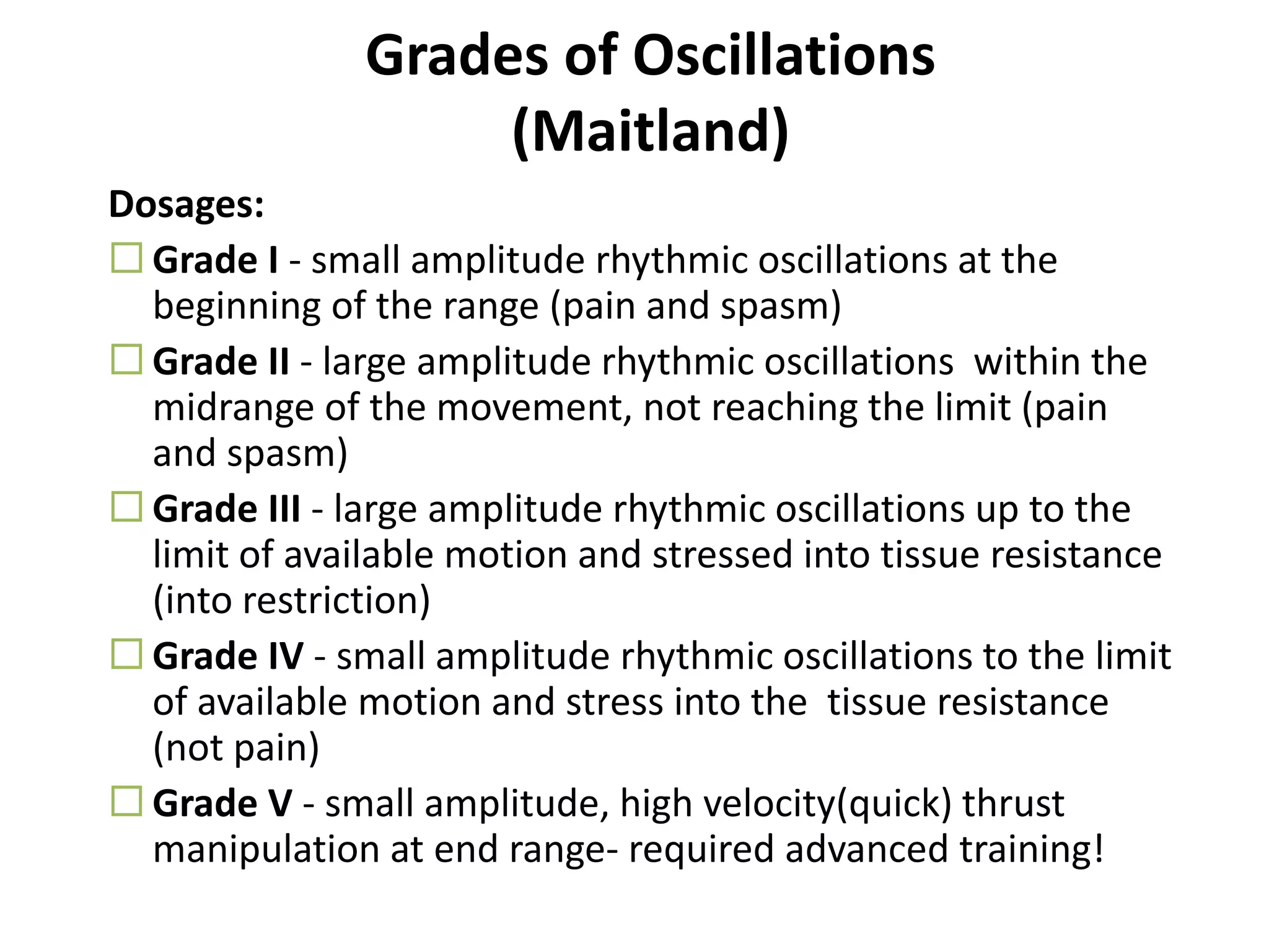 Basics of Lumbar spine mobilisation | PPT