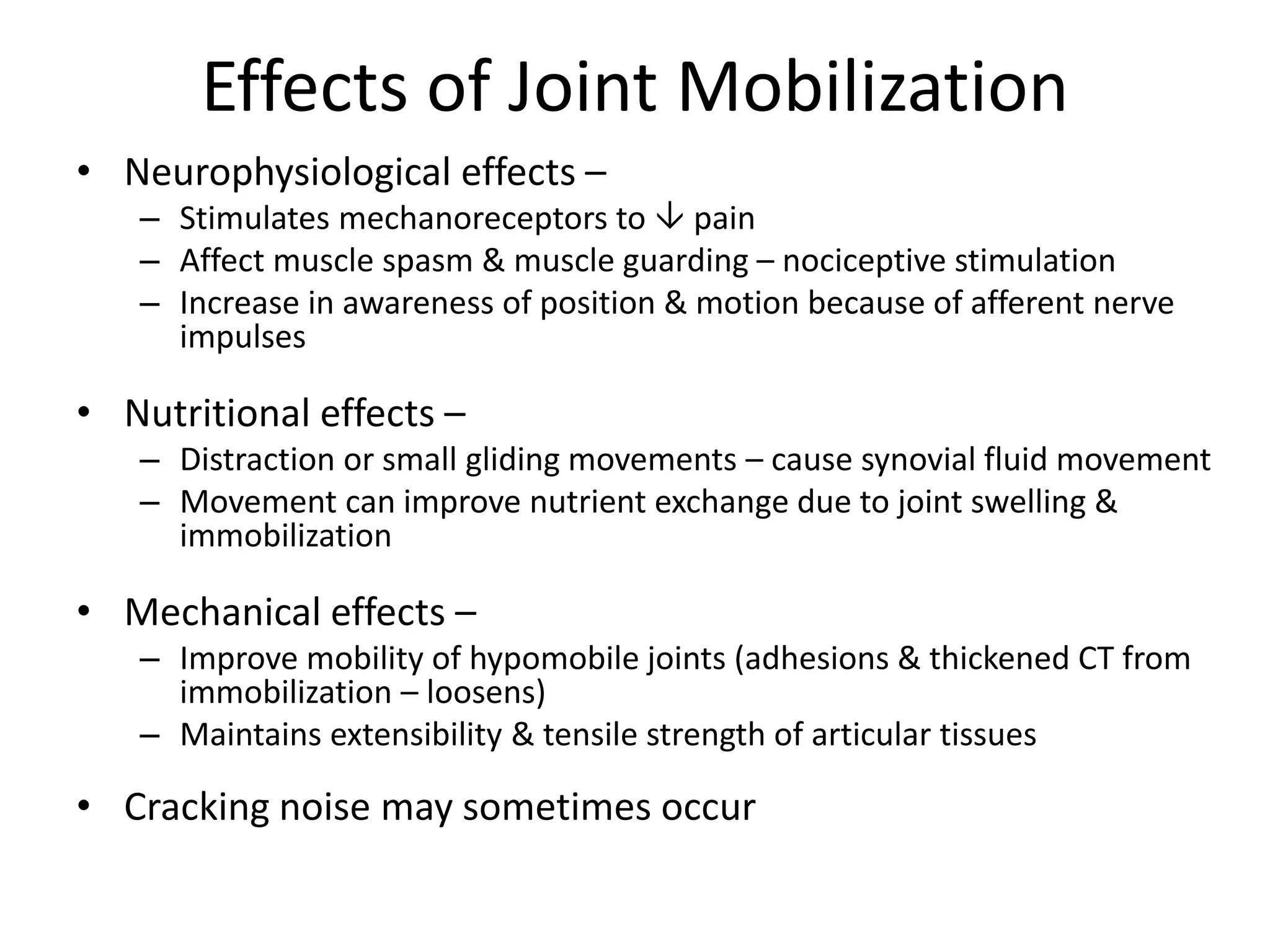 Basics of Lumbar spine mobilisation | PPT