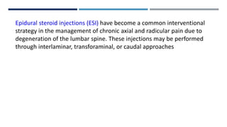 Lumbar spondylosis- Diagnosis | management | a brief medical study | PPTX