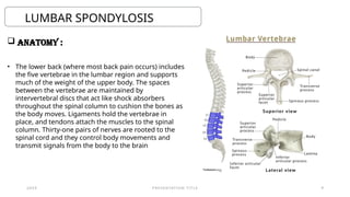 LUMBAR SPONDYLOSIS PARIMAL FINAL.pptx jsjshsh | PPTX | Death, Injury ...
