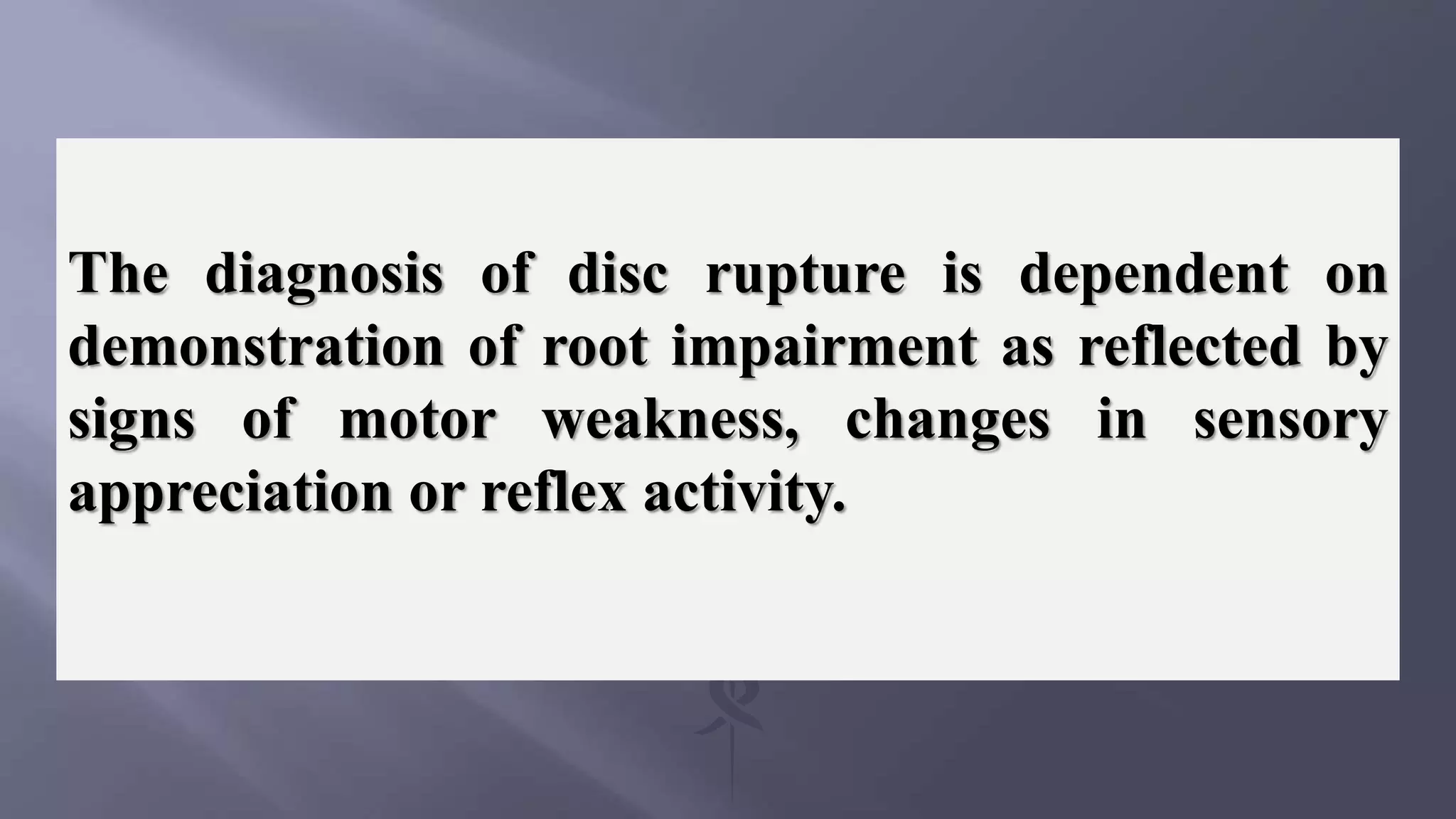 Lumber disc bulge/ Herniation/ Prolapse | PPTX