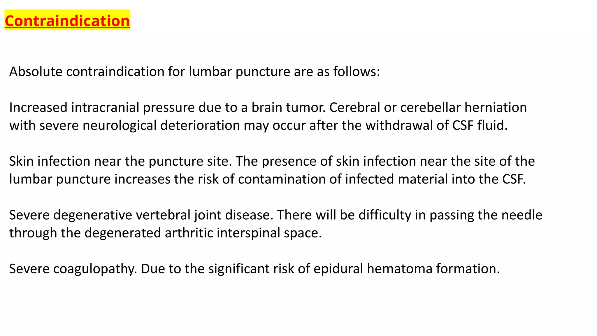 Lumber puncture ppt | PDF