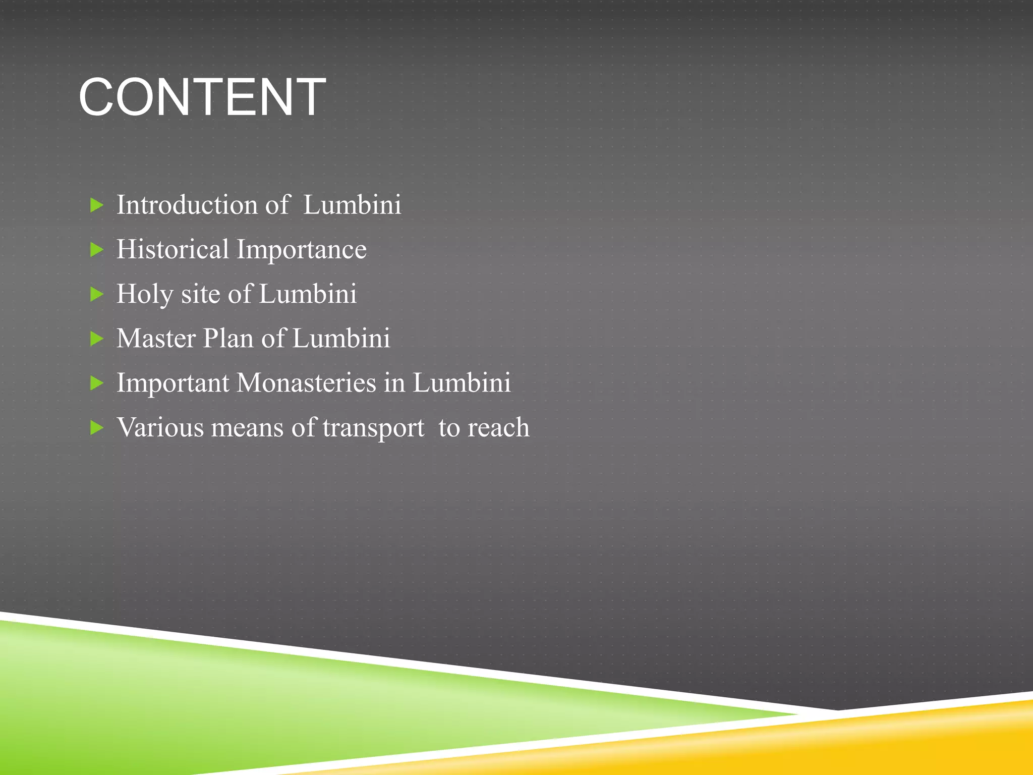 Lumbini | PPTX