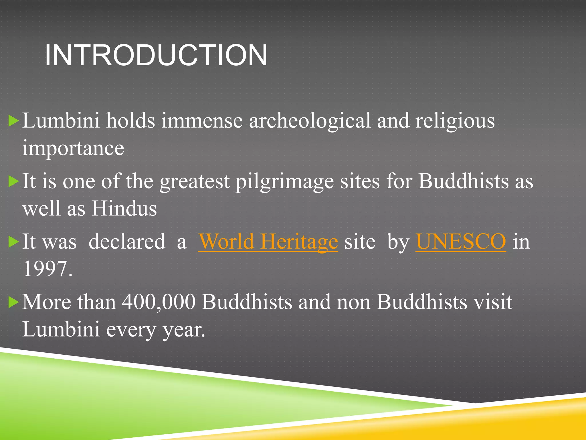 Lumbini | PPTX