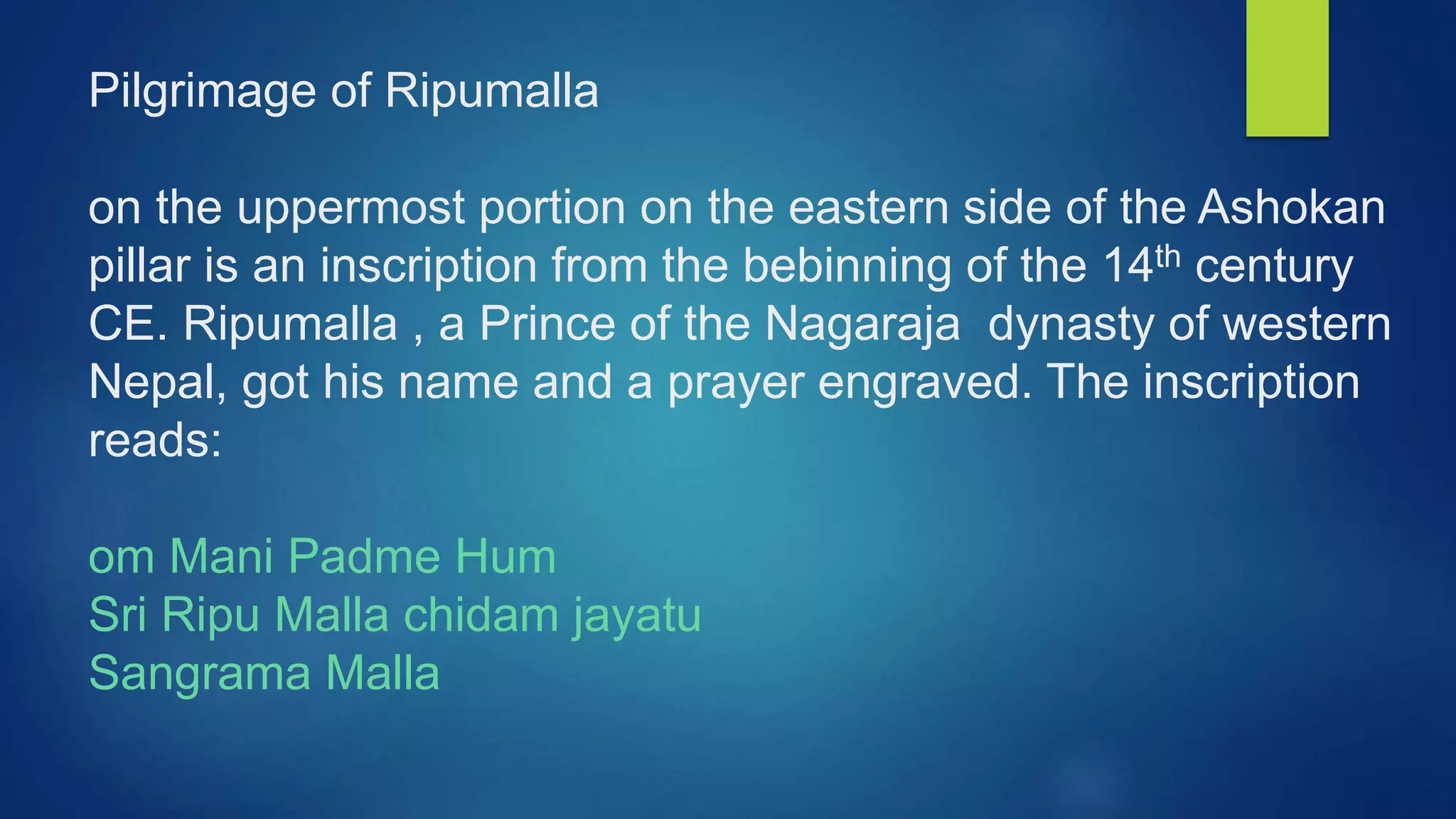 Lumbini inscription.pptx