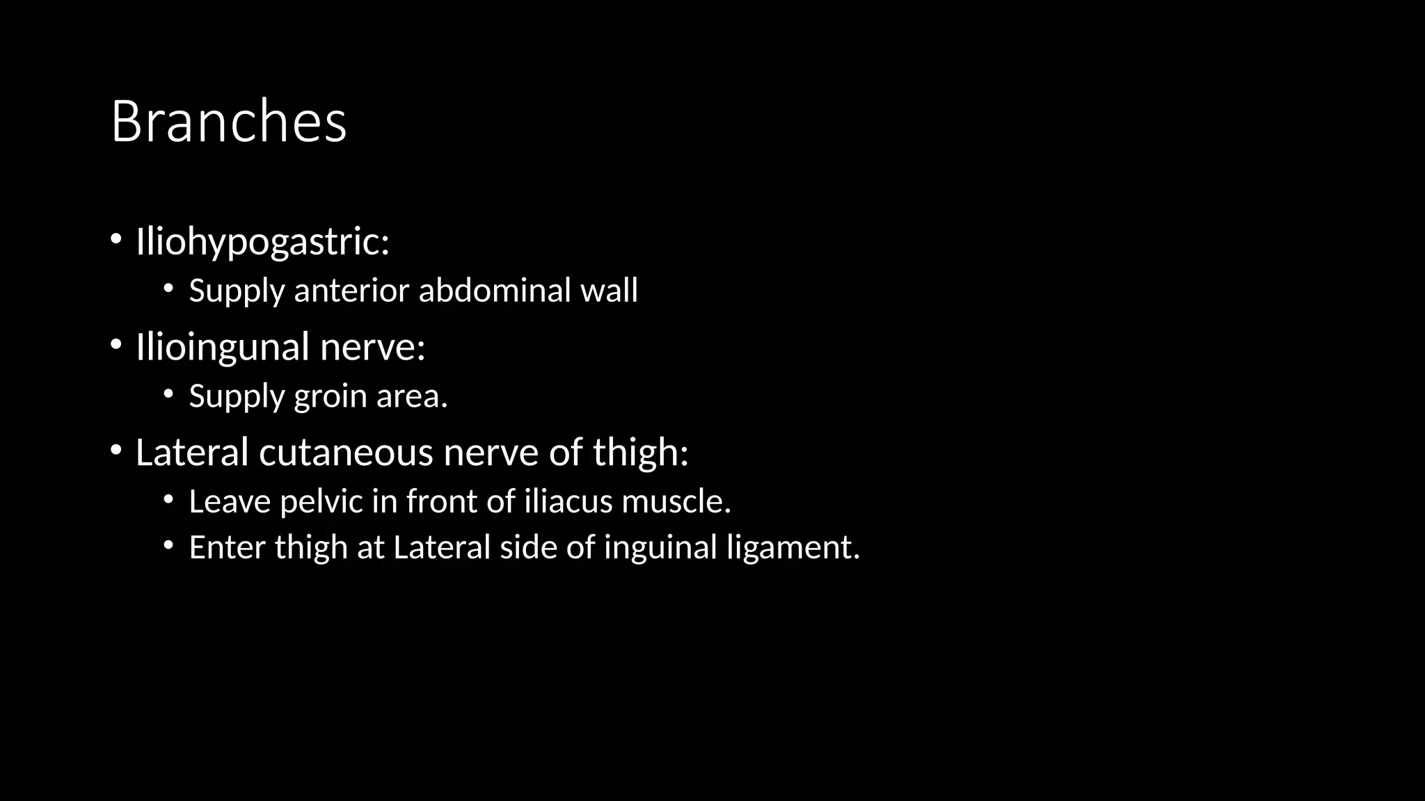Lumbosacral plexus anatomy for students. pptx | PPTX