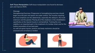 Physiotherapist POV : LumboSacral Strain | PPTX