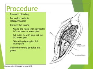 Lumbotomy- Proximal Ureterolithotomy.pptx