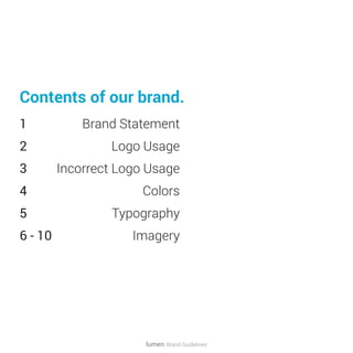 Lumen Brand Guidelines | PDF