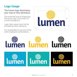 Lumen Brand Guidelines | PDF | Design | Fine Art