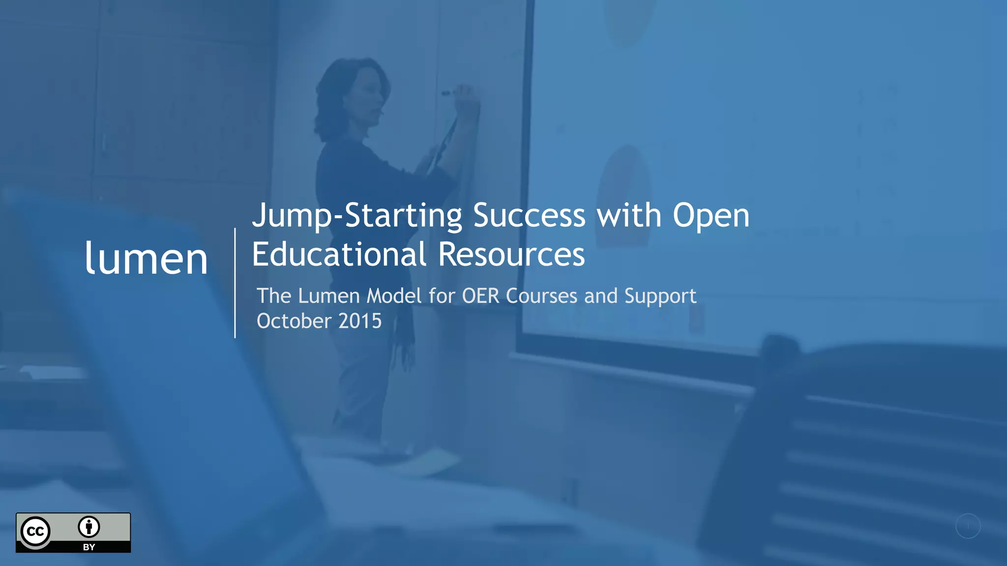 Lumen model jump starting success with oer | PDF