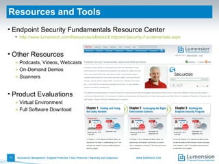 Endpoint Security Fundamentals Series - Part 1: Finding and Fixing the Leaky Buckets | PPT